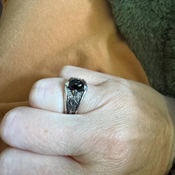 Lucifer Symbol Snake Ring, Lucifer Ring,men's Signet Ring Silver Gift ...