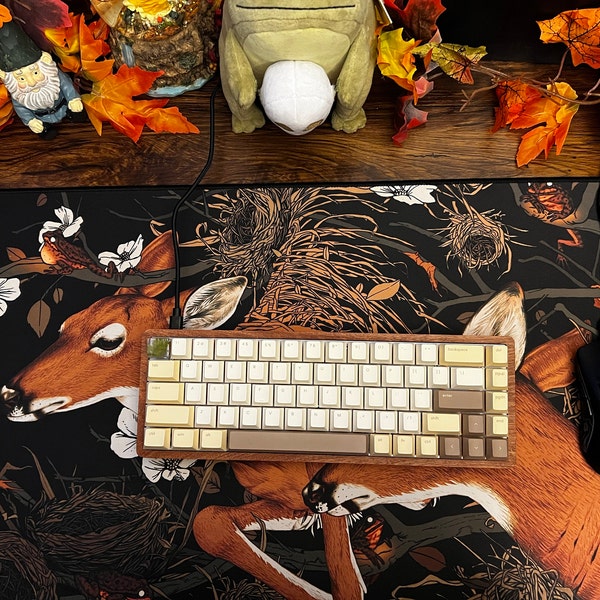 After the Rain Desk Mat Giant Mouse Pad Original Artwork Stitched Edge ...