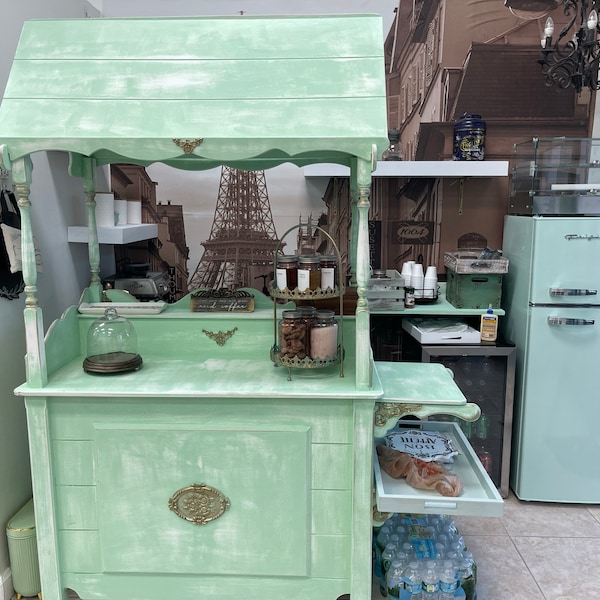 Ice Cream Cart Slush Cart Vendor Cart Display Unit Point of Sale Mobile ...