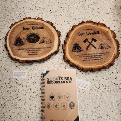 Appreciation Plaques, Camp Plaques, Council Event Plaques, Commissioner ...