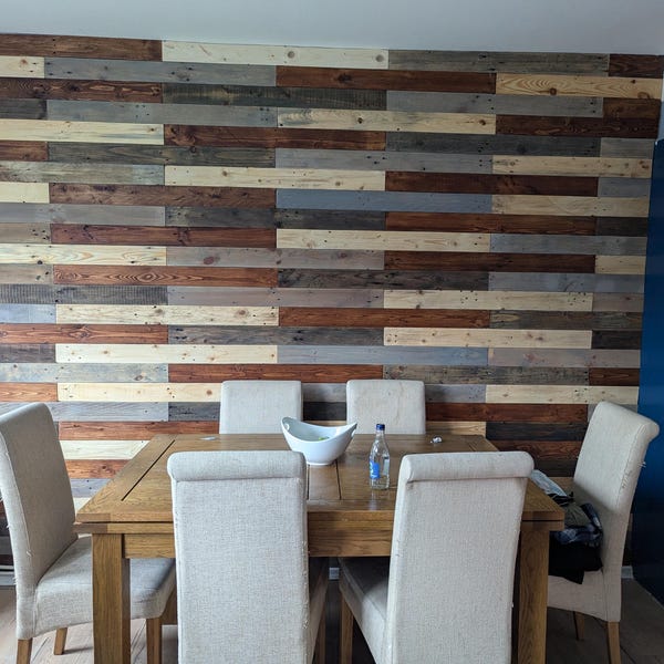 Special Unique Rustic Wood Wall Cladding Panels Boards Feature Wall ...