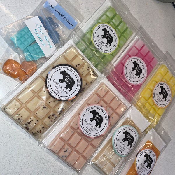 WAX MELT: Salt Water Mermaid, Scented Wax Snap Bar for Warmer, Feminine ...