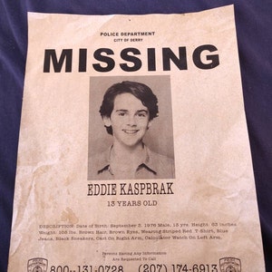 The Black Phone Missing Flyers Individual or Set of 6 Finney - Etsy