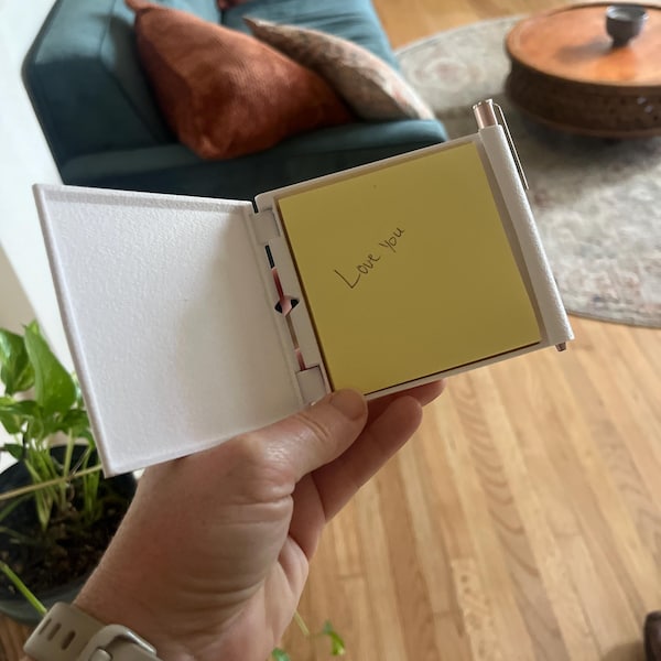 Customizable Sticky Notes Notebook With Pen, Personalized Sticky Pad ...