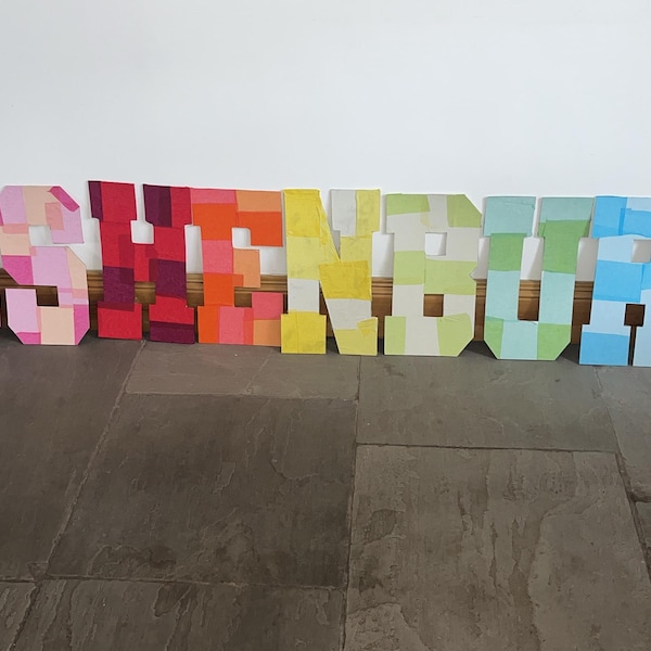 Giant Cardboard Numbers 75cm - DIY Party Decoration – Large Display ...