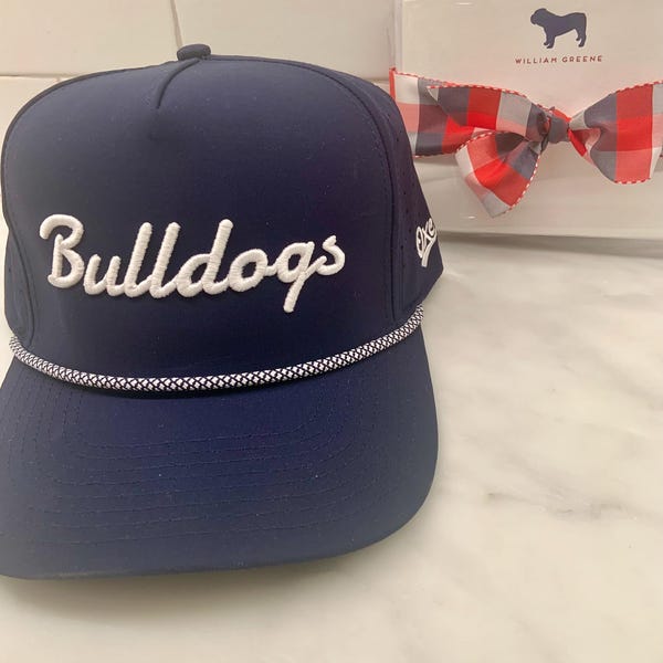 WILDCATS Custom Performance Rope Hat - Black With Black & White Rope - Etsy