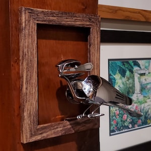 Cutlery Bird, Bird Figurine, Upcycled Silverware, Spoon Bird, Bird Made ...