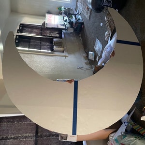 7ft Half Moon Backdrop Digital Template - Etsy