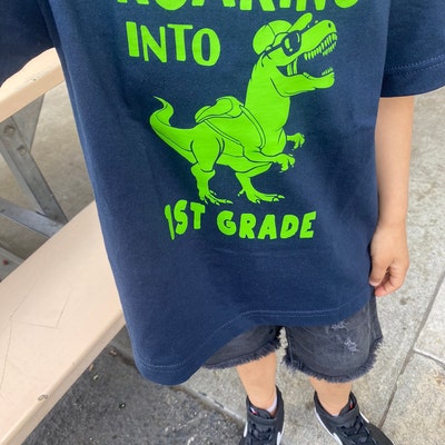 Roaring Into 1st Grade Svg, First Grade Dinosaur Svg, Back to School ...