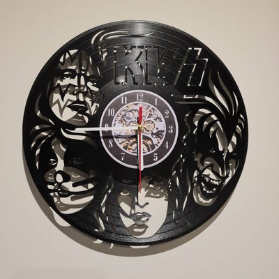 Music Notes Vinyl Wall Clock Piano Wall Art Music Wall - Etsy