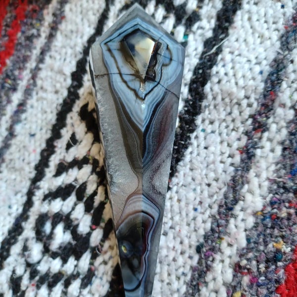 Banded Dendritic Orange Calcite Tower - Crystals - Gifts - Home Decor ...