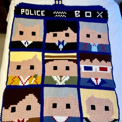 Doctor Who Faces of the Doctor Crochet Graphs NOW Includes the 13th ...