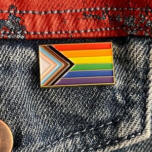 Stronger Together Progress Pride Flag Pin Set of 2 1 - Etsy