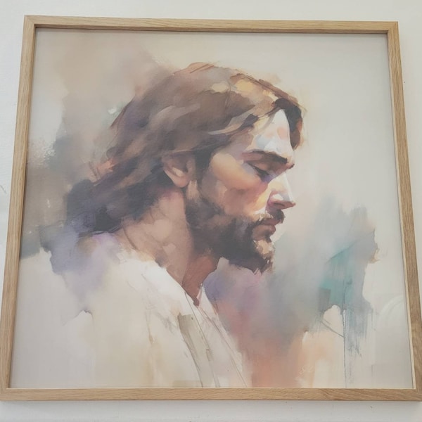Jesus ART PRINT - in Humility Our Savior by Jay Bryant Ward | Jesus ...