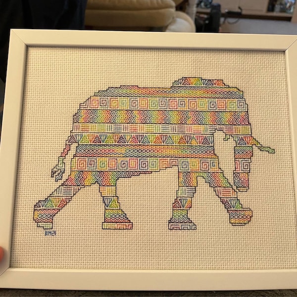 Slithering Snake - Blackwork Pattern (PDF Download) Animal Leaves ...