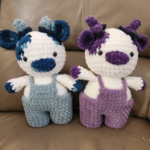 10-in-1 Fruit Cows Crochet Pattern Bundle amigurumi Highland Cow ...