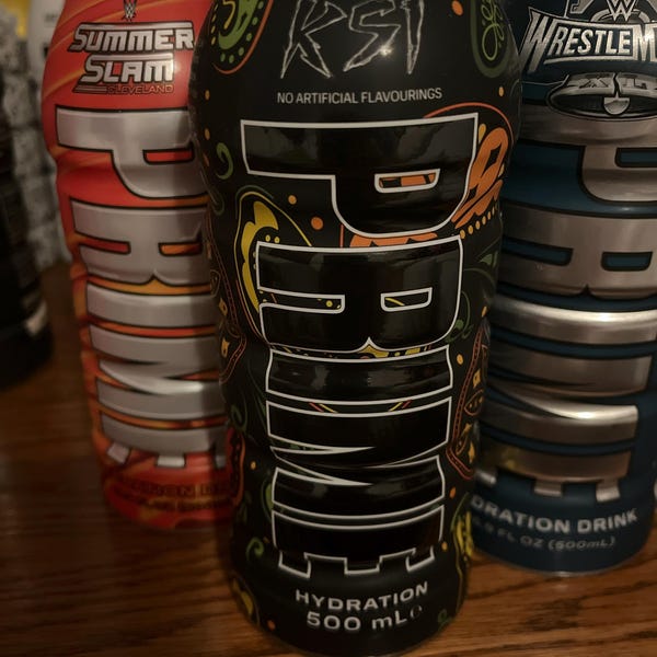 Prime WWE Special Limited Edition Meta Moon Red & Black Bottle - Etsy
