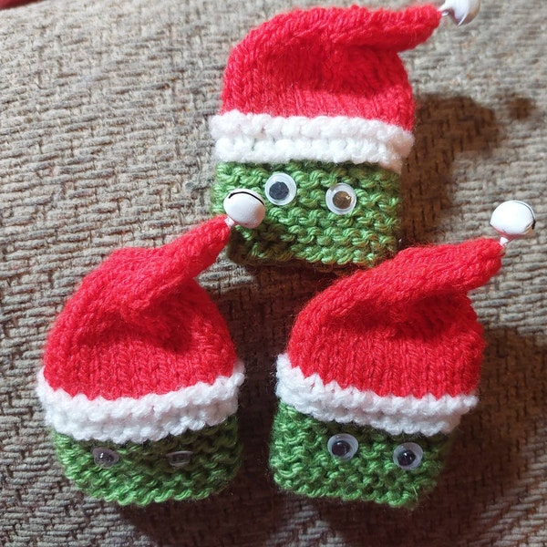 PDF KNITTING PATTERN Santa Sprout Ferrero Rocher Cover, Christmas ...