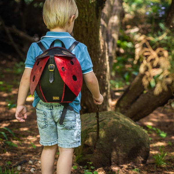 Leather Backpack Pattern PDF - the Ladybug - by Leatherhubpatterns - Etsy