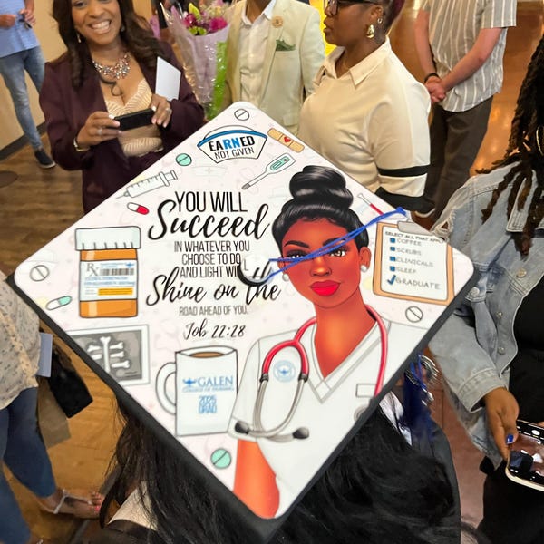 Breaking Generational Curses Graduation Cap Topper, Graduation Cap ...