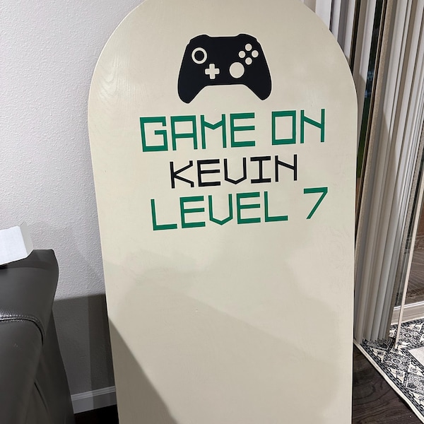 Video Gamer Birthday Decal - Gamer Birthday Party Backdrop - Birthday ...