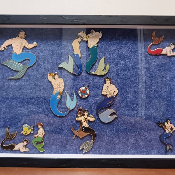 Pin Badge Display Metal-frame, Enamel Pin Display Box for Collector ...