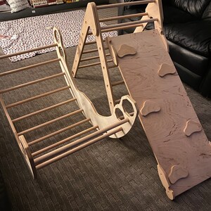Climbing Set of 3 Items Arch Foldable Triangle Ramp - Etsy
