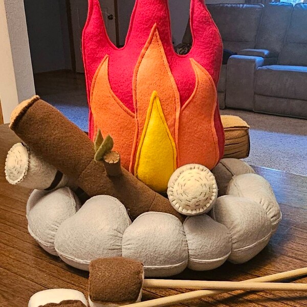 Smore's Play Set-camping Felt Food - Etsy