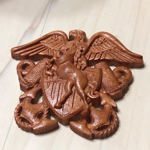 Navy Enlisted Aviation Warfare Specialist EAWS Insignia 3D Stl File for ...