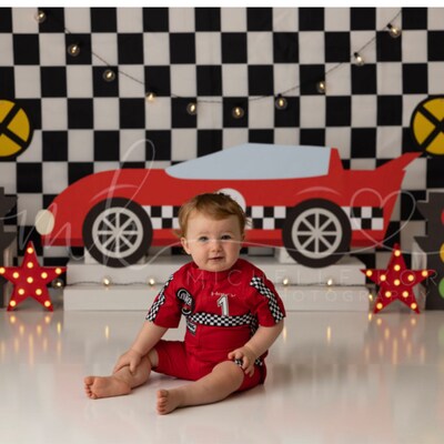 Custom Race Suit-race Car Birthday-halloween Costume-1st Birthday Gift ...