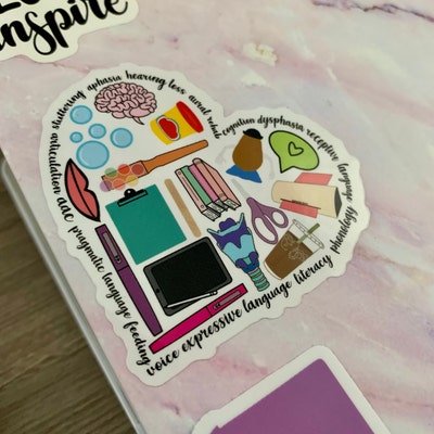 Speech Therapist Sticker SLP Sticker SLP Grad Gift Cf Slp Speech ...