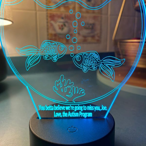 Kirby Personalized LED Table Lamp, Multicolor 3d Illusion Night Light ...