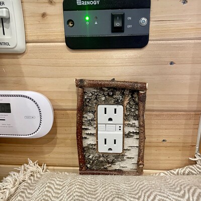 Birch Bark Switch Plate Covers, Light Switch Cover, Receptacle and ...