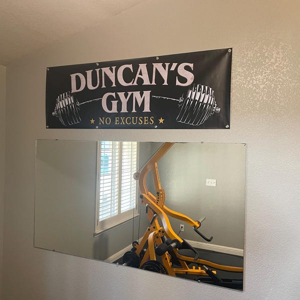 Home Gym Poster Set of 3 Fitness Training Wall Art Nobody Cares No ...