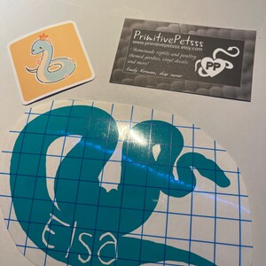 Customizable Name Ball Python Snake Vinyl Decal READ DESCRIPTION - Etsy