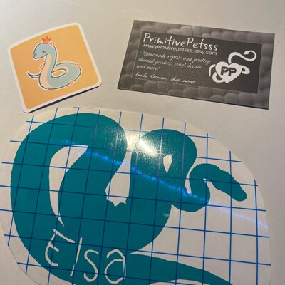 Customizable Name Ball Python Snake Vinyl Decal READ DESCRIPTION - Etsy