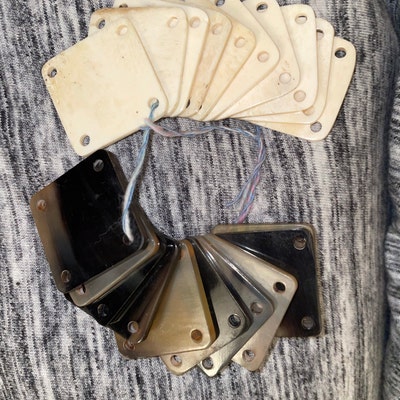 Tablet Weaving Cards, Bone Tablet Weaving Cards, Horn Tablet Weaving ...