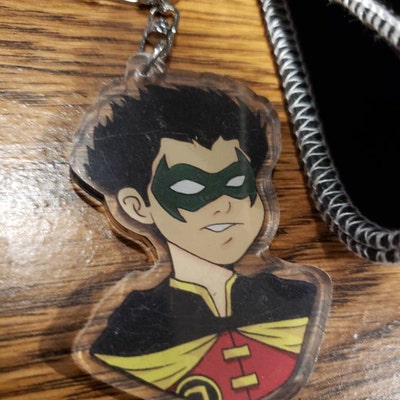 DC Superhero Batfamily Acrylic Keychain Charm - Etsy