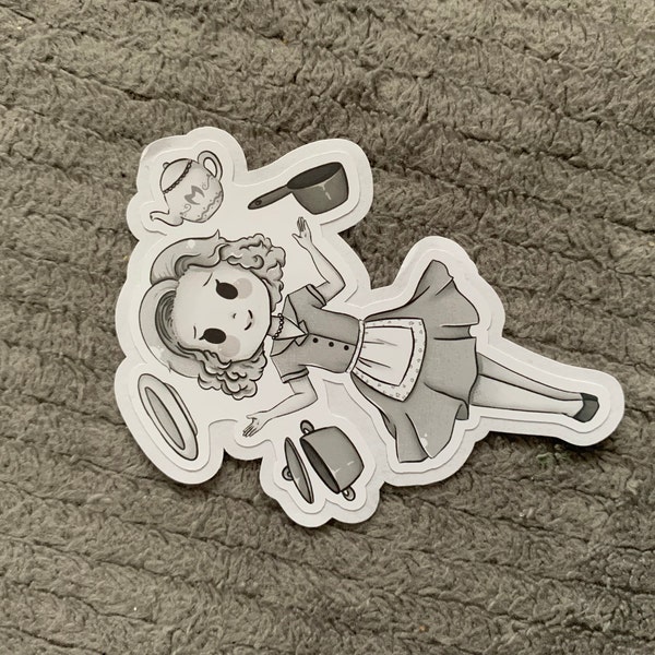 Wandavision Chibi Sticker Wanda Maximoff Scarlet Witch Designed by ...