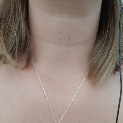 1mm Anchor Silver Chain 925 Celebrity Chain 40cm 45cm 50cm 55cm 60cm ...