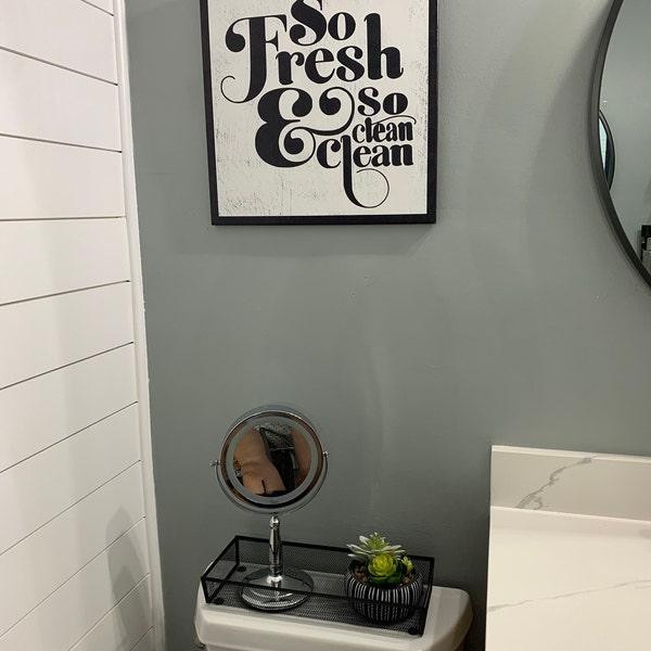 Bathroom Decor - Laundry Room Decor - so Fresh and so Clean Clean ...