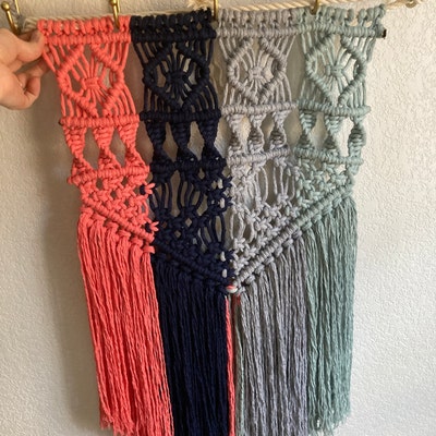 Macrame PATTERN Written PDF and Knot Guide Diy Macrame Wall Hanging ...