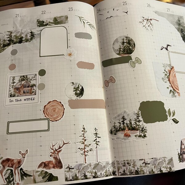 Kit 1 Journal Sticker Kit, Bullet Journal Stickers, Journaling Stickers ...