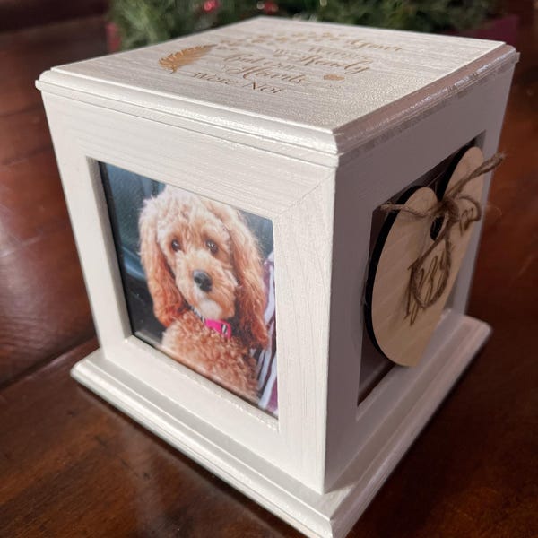 Large Pet Memorial Shadow Box, Dog Shadow Box, Dog Memorial , Pet Urn ...