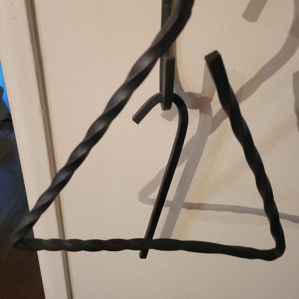 Blacksmith Made Dinner Triangle With Hanger - Etsy