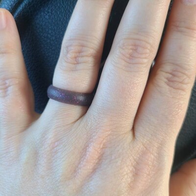 Glitter Silicone Rings, Stackable, Water Proof, Wedding, Eco Friendly ...