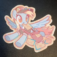Mail Pony Vinyl Sticker - Etsy