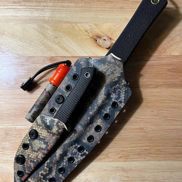 Kabar BK14 Eskabar Becker Knife Sheath With Ulticlip BK14 Eskabar Knife ...