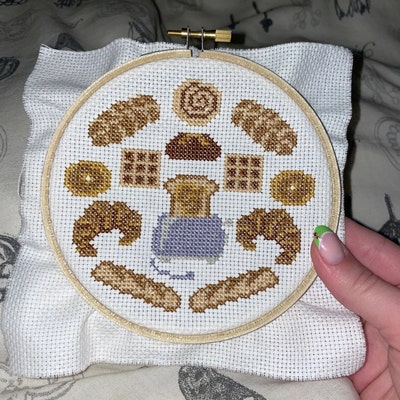 Bread Head DIY Cross Stitch Kit - Etsy