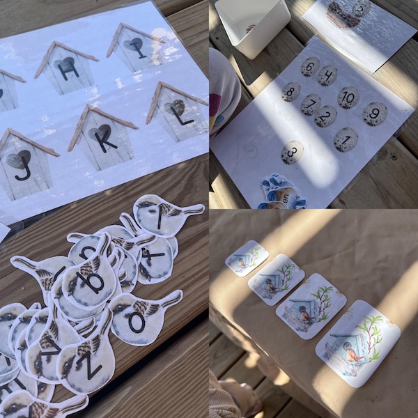 Build an Ocean in a Bottle Coloring, Summer DIY Kids Paper Craft ...